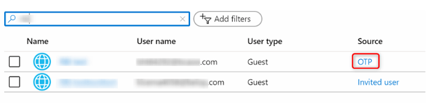 Azure AD One-Time Passcode (OTP)