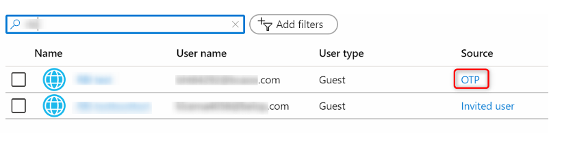 Azure AD One-Time Passcode (OTP)